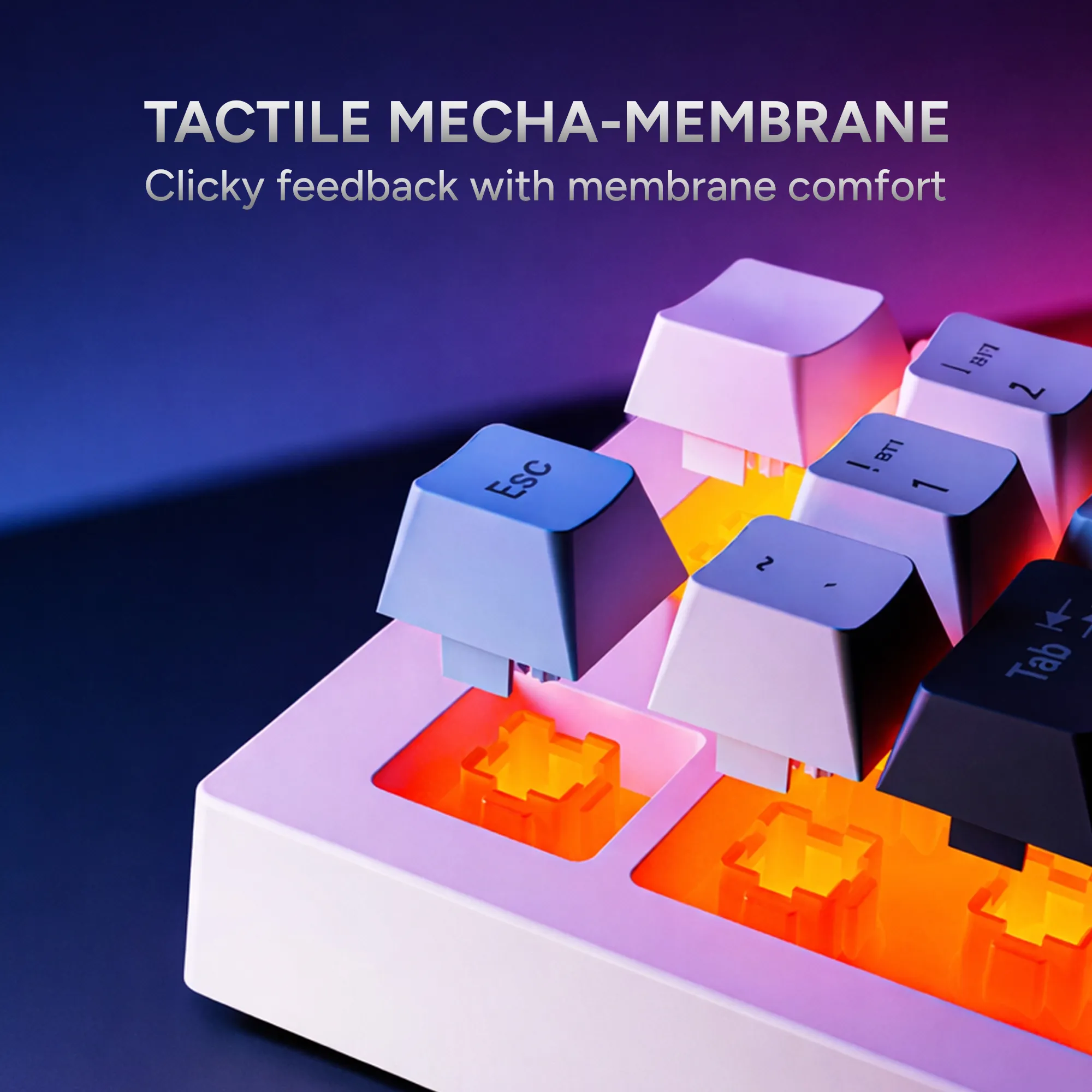 Visage White - Gaming Keyboard - Karnage